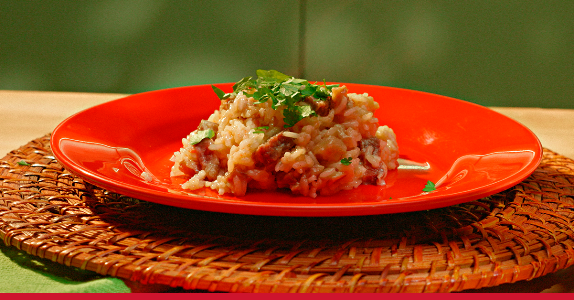 Receitas | Arroz Sepé - Risoto de Cogumelo Paris